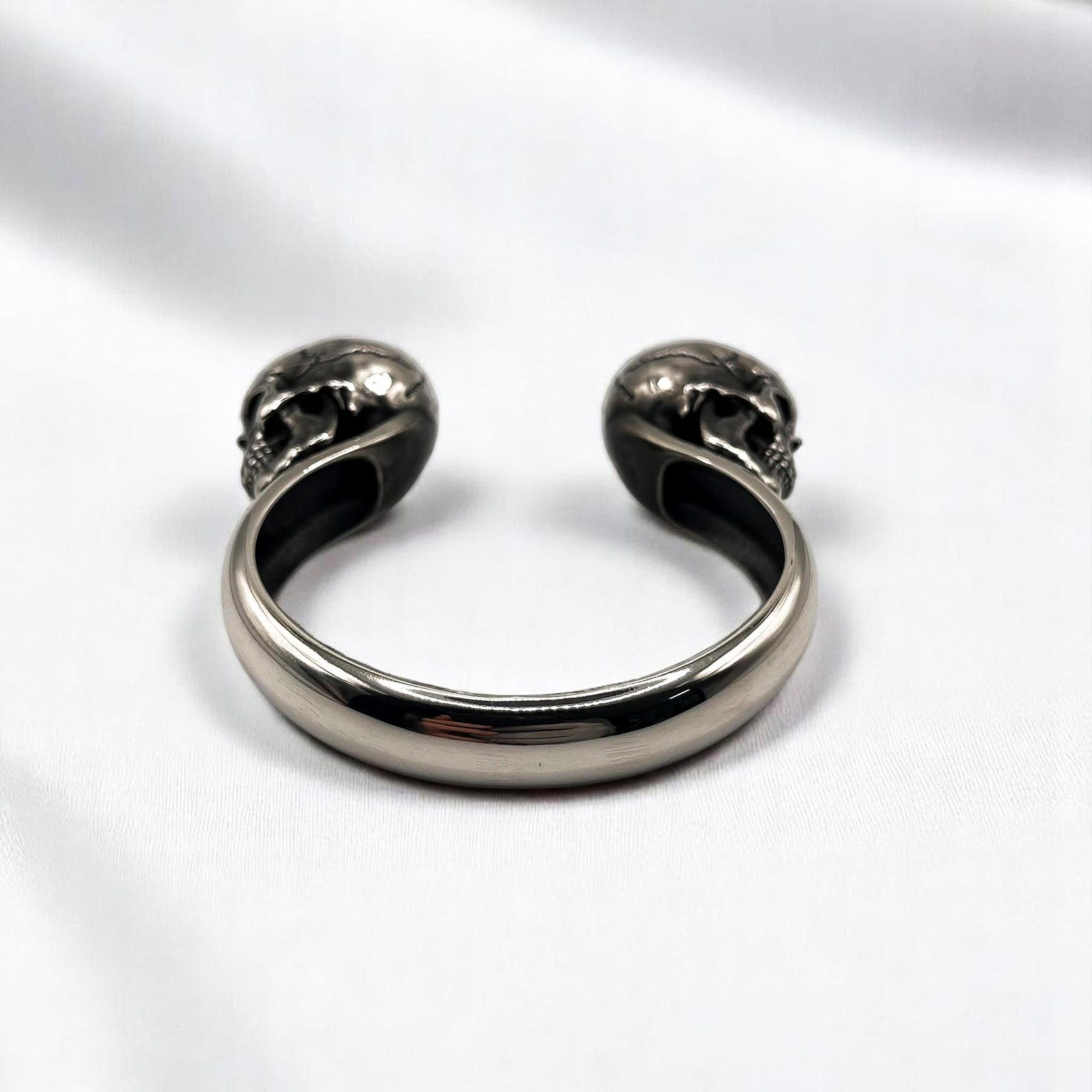 Huge and Heavy - Weathered Gothic Skull and Skeleton Bracelet ...