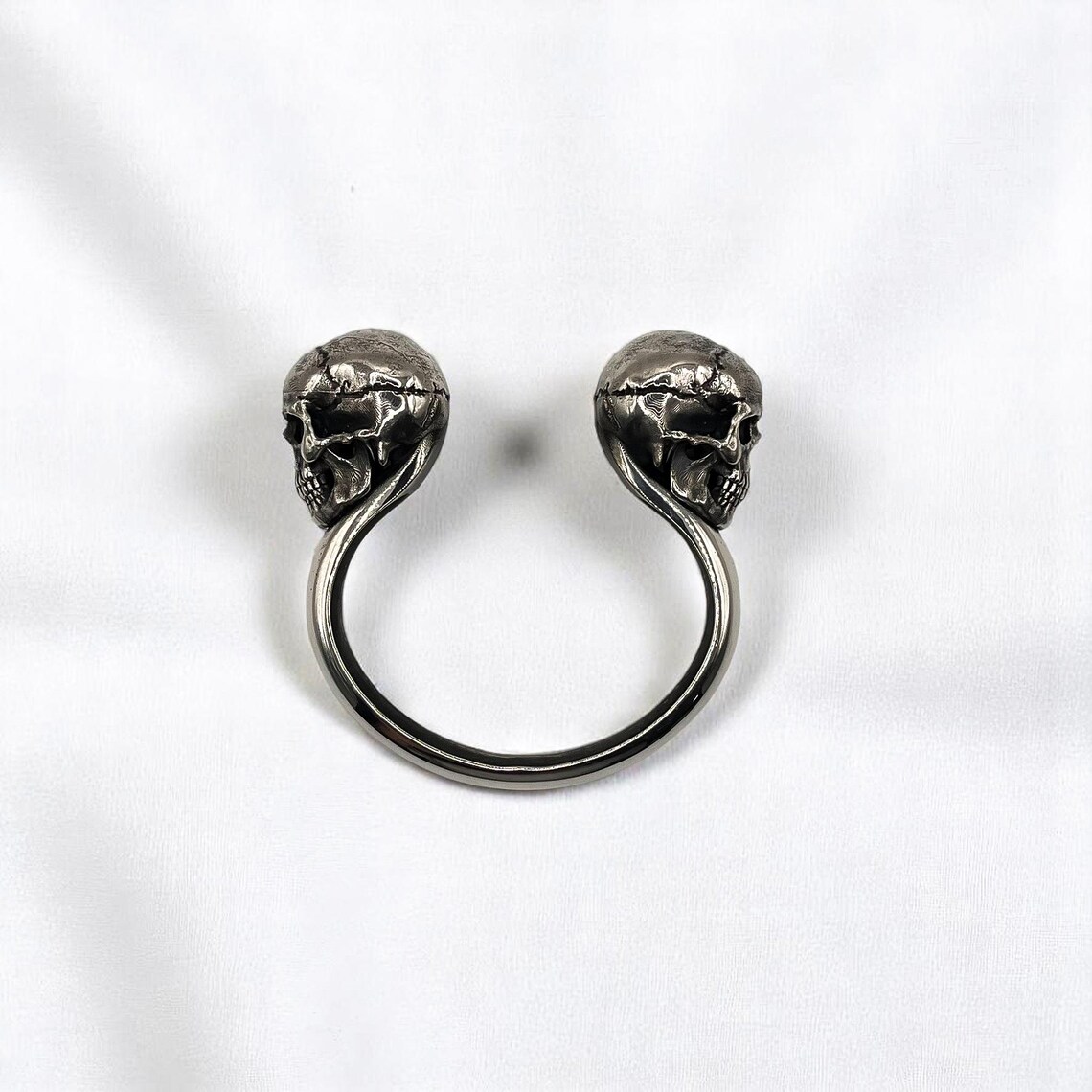Huge and Heavy - Weathered Gothic Skull and Skeleton Bracelet ...