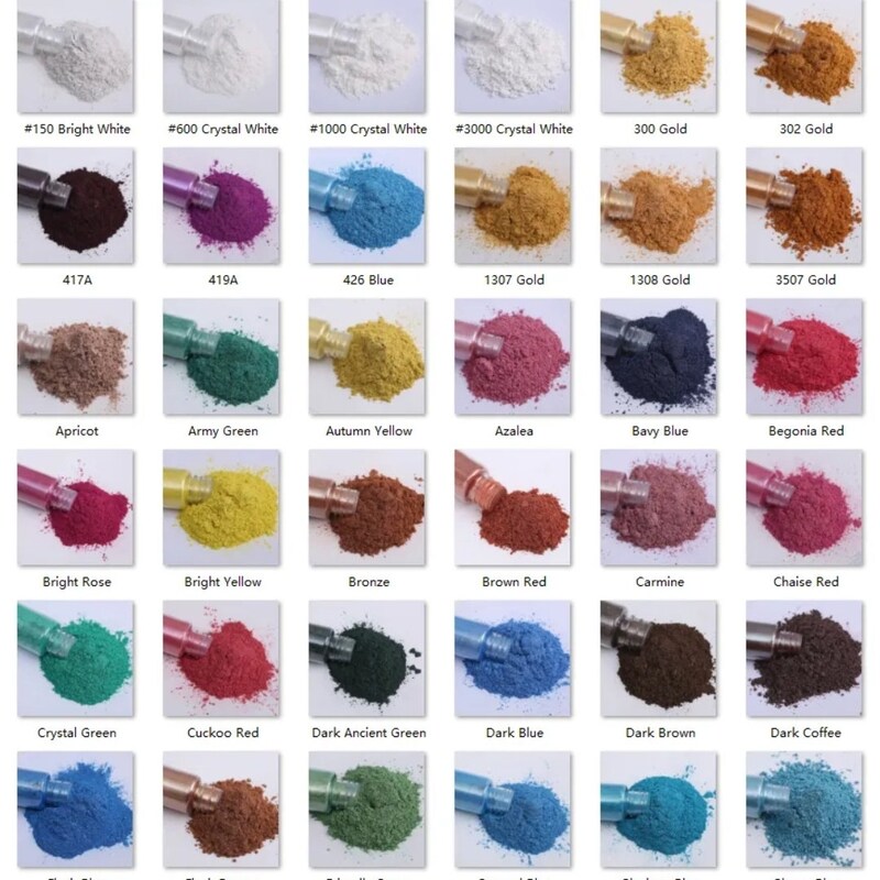 Blue Mica Powder - Etsy