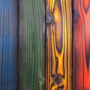 Wood Dye –powdered Solvent 5 Color Kit - Black, Red, Pink, Violet ...