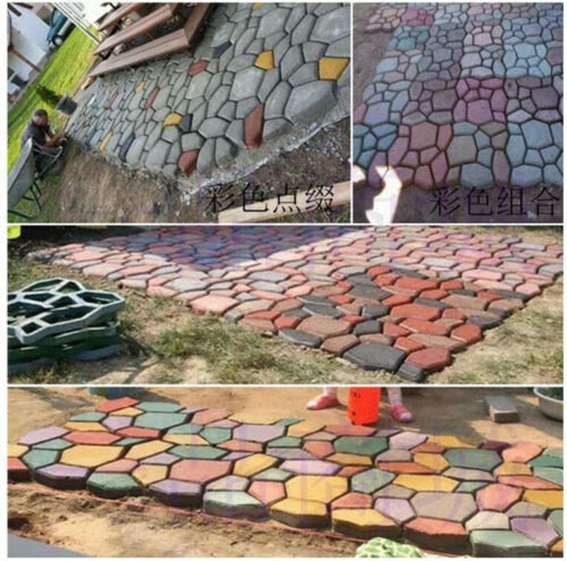 13 Colors Pigment Cement Powder Color Dye Concrete Mortar Cement Paver ...