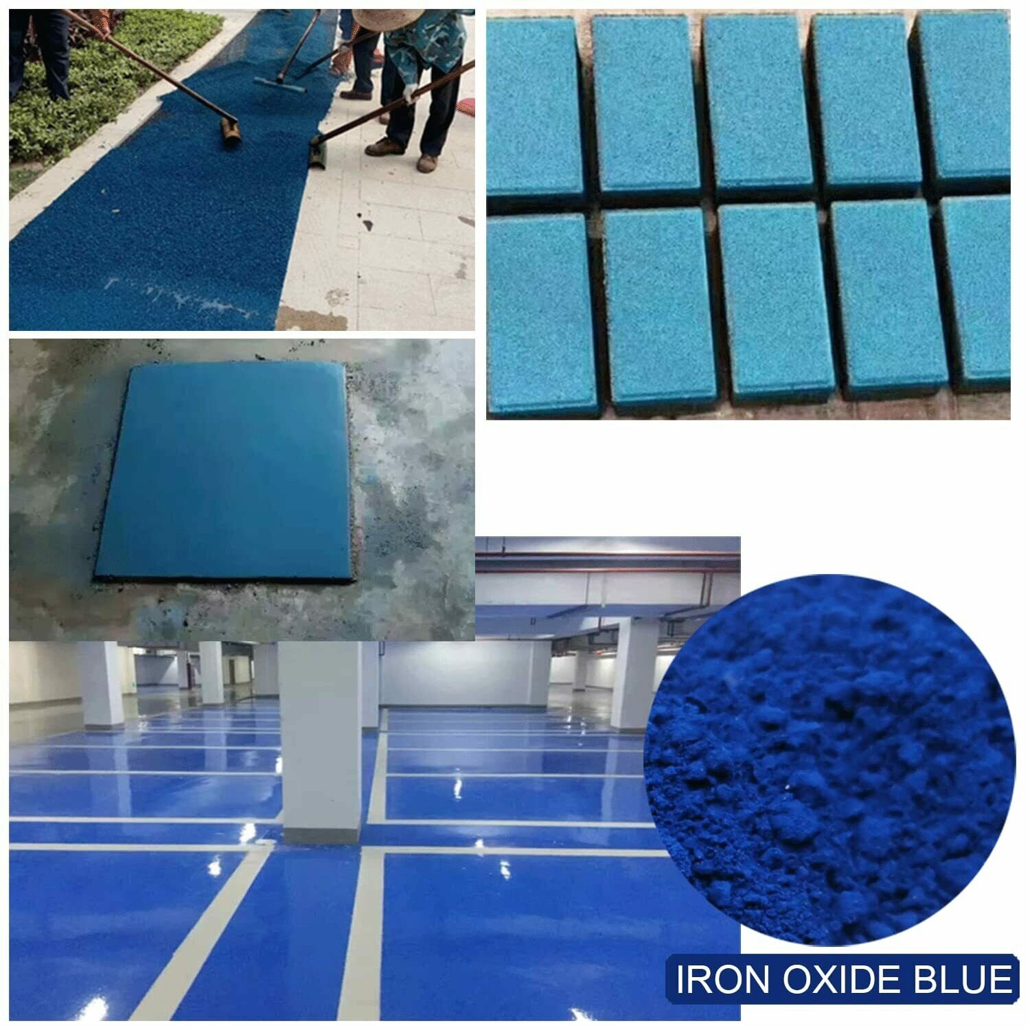 100g Blue Oxide Pigment Cement Color Pigment Concrete Mold Dye for ...