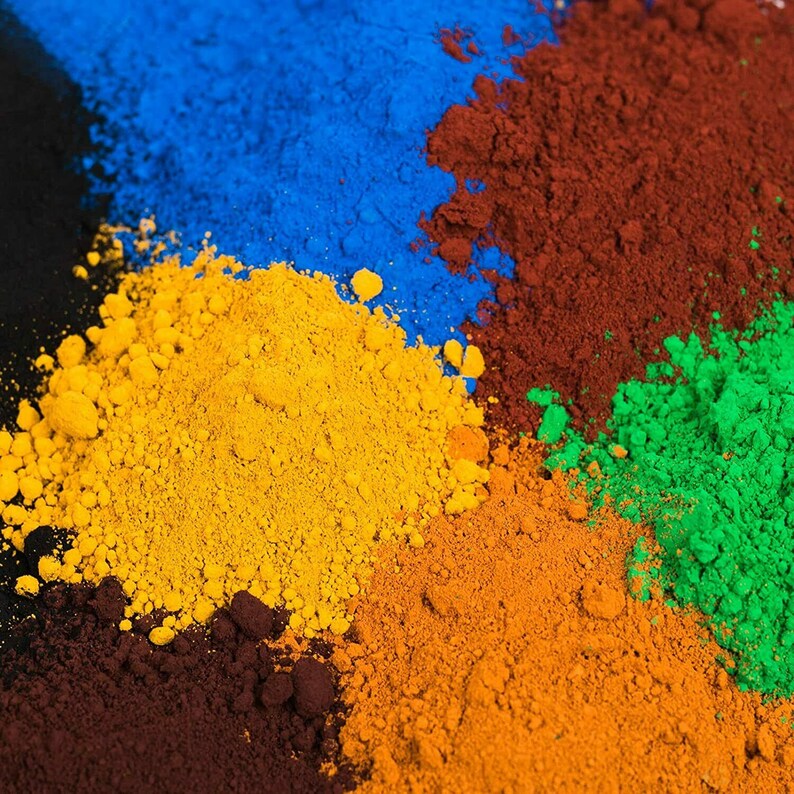 7 Pack Concrete Pigment Ceramic Pigment Cement Dye Natural - Etsy