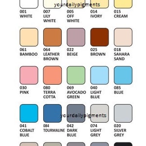 Pigment Powder Colour Dye Concrete Mortar Render Grout Pointing DIY ...