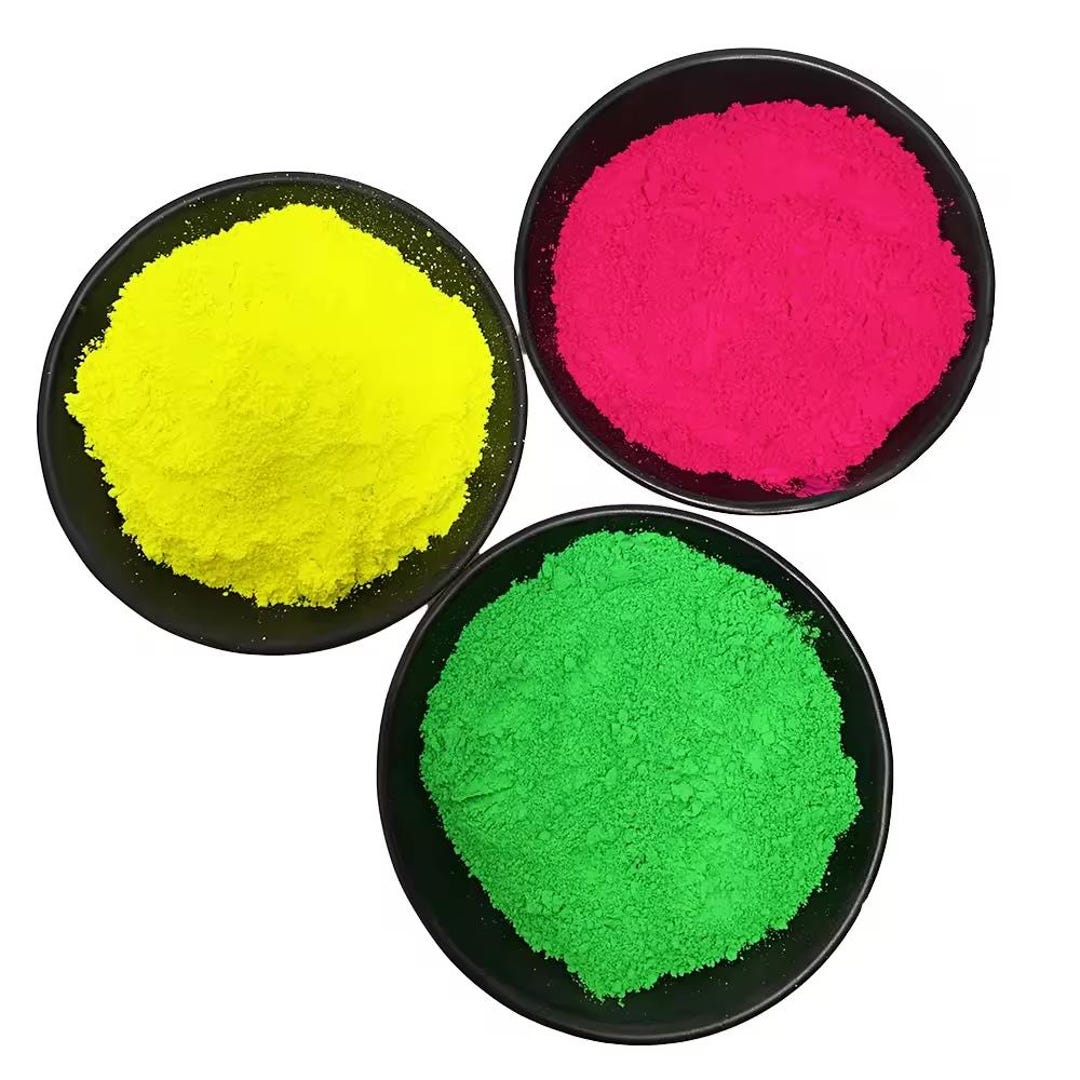 NEON Colors Fluorescent Phosphor Pigment Powder for Nail Polish ...