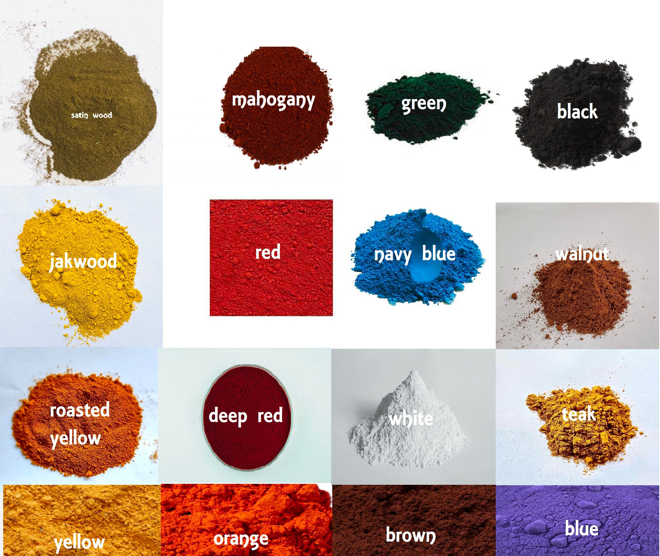 5g Pigment Powder Color Dye Red Pigment yellow Brown Pigment - Etsy