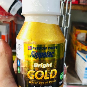 Bright Gold Paint Nippon Paint Wood , Cement, Metal Paint Water Based ...