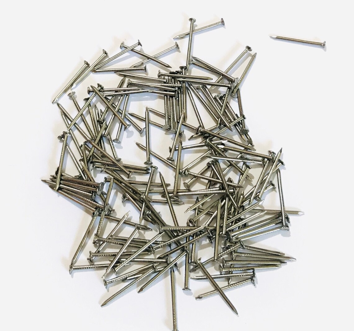 Small Tacks Escutcheon Pins Tiny Board Furniture NAILS / Arts and Craft ...