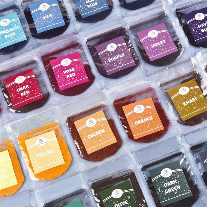 24 Colors 10g Fabric DIY Tie Dye Powder Color Change Free - Etsy