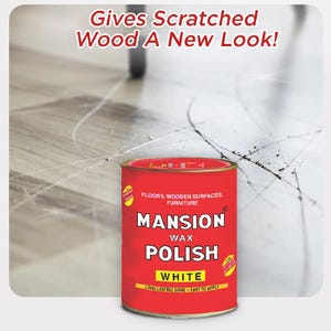 400g Mansion Wax Polish for Floors, Wooden Surfaces, Furniture Etc Long ...