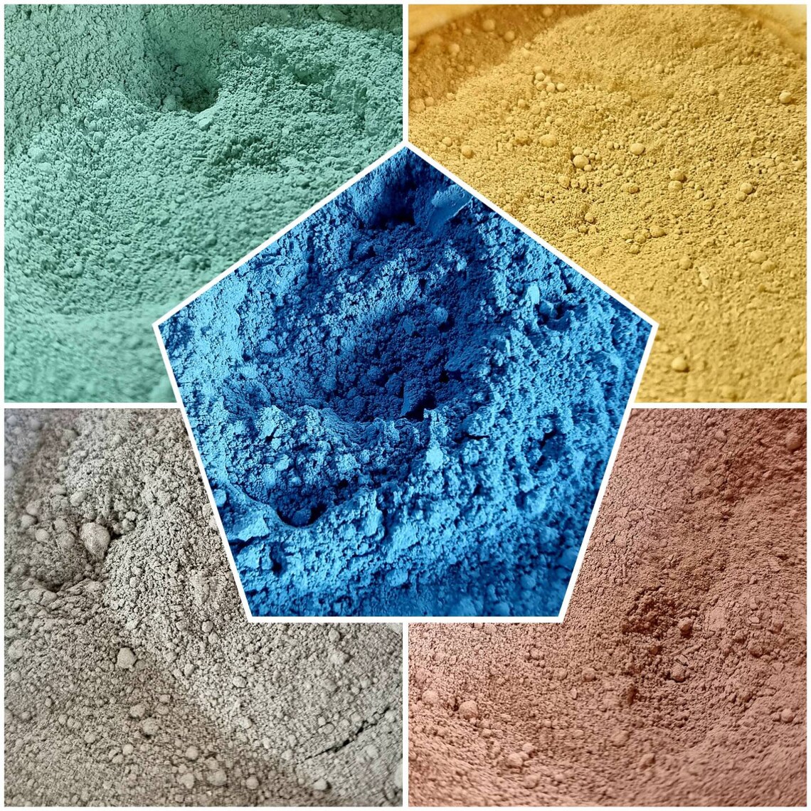 Titanium Dioxide Blue, Green, Light Brown, Yellow Pigment Powder High ...