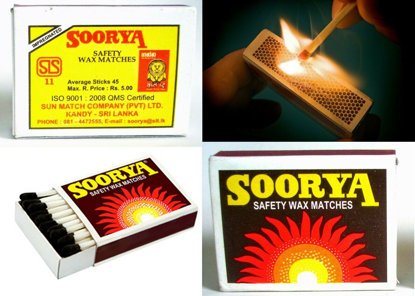540 Sticks Safety Matches Safety Wax Matches 12 Boxes Bbq - Etsy