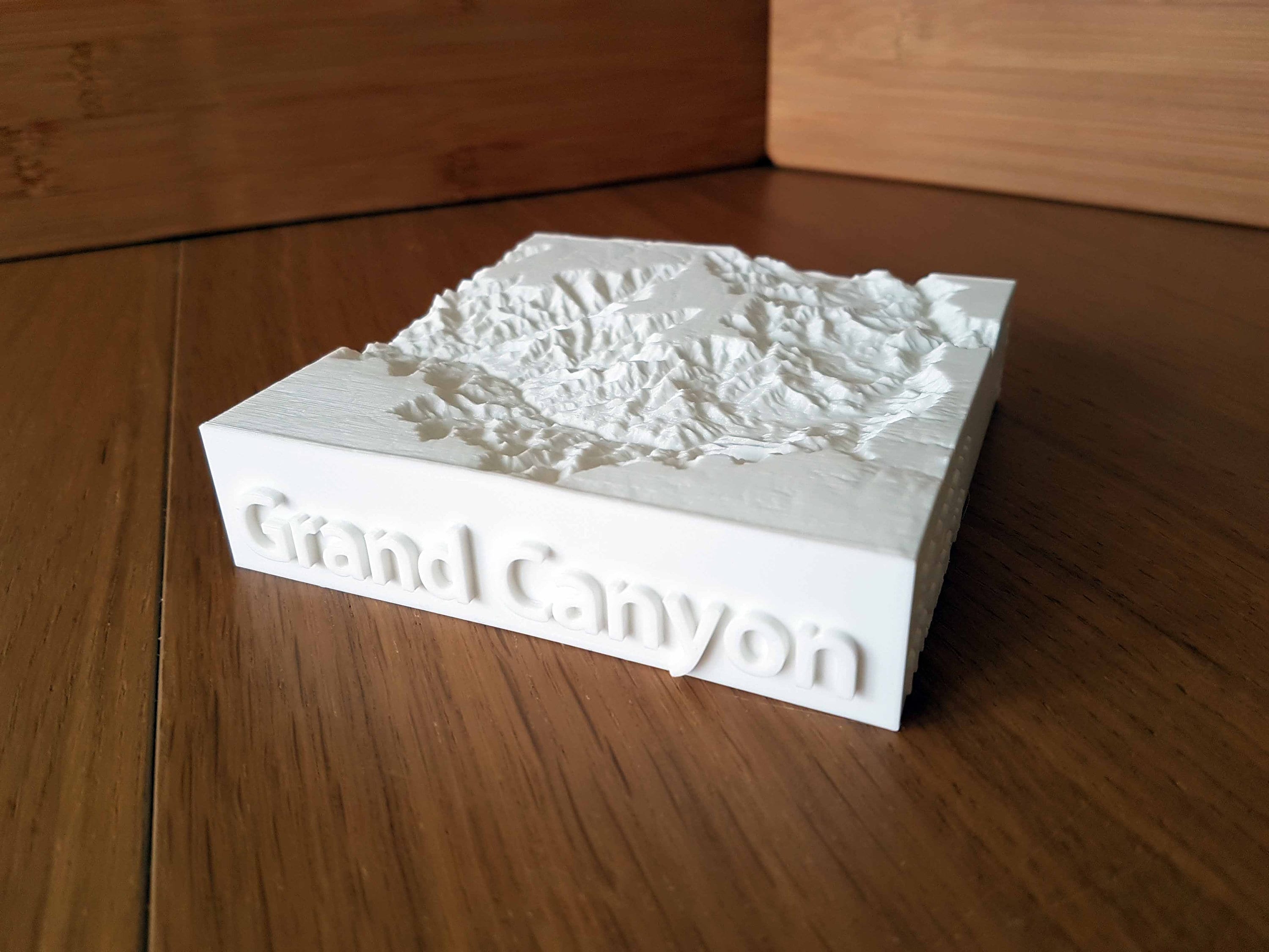 Grand Canyon Topographic Model 3D Printed Elevation Map - Etsy