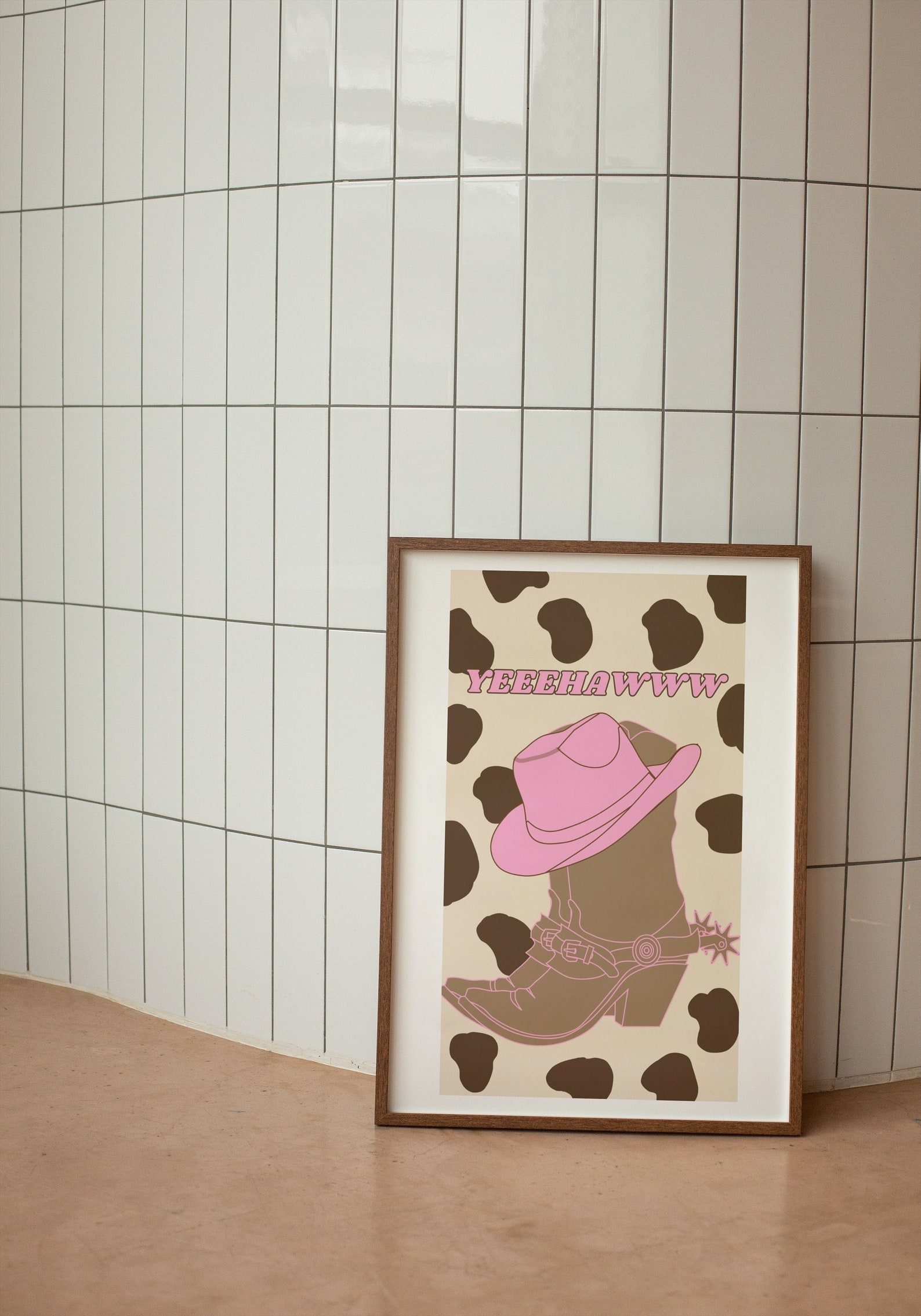 Cowboy Cow Print - Etsy