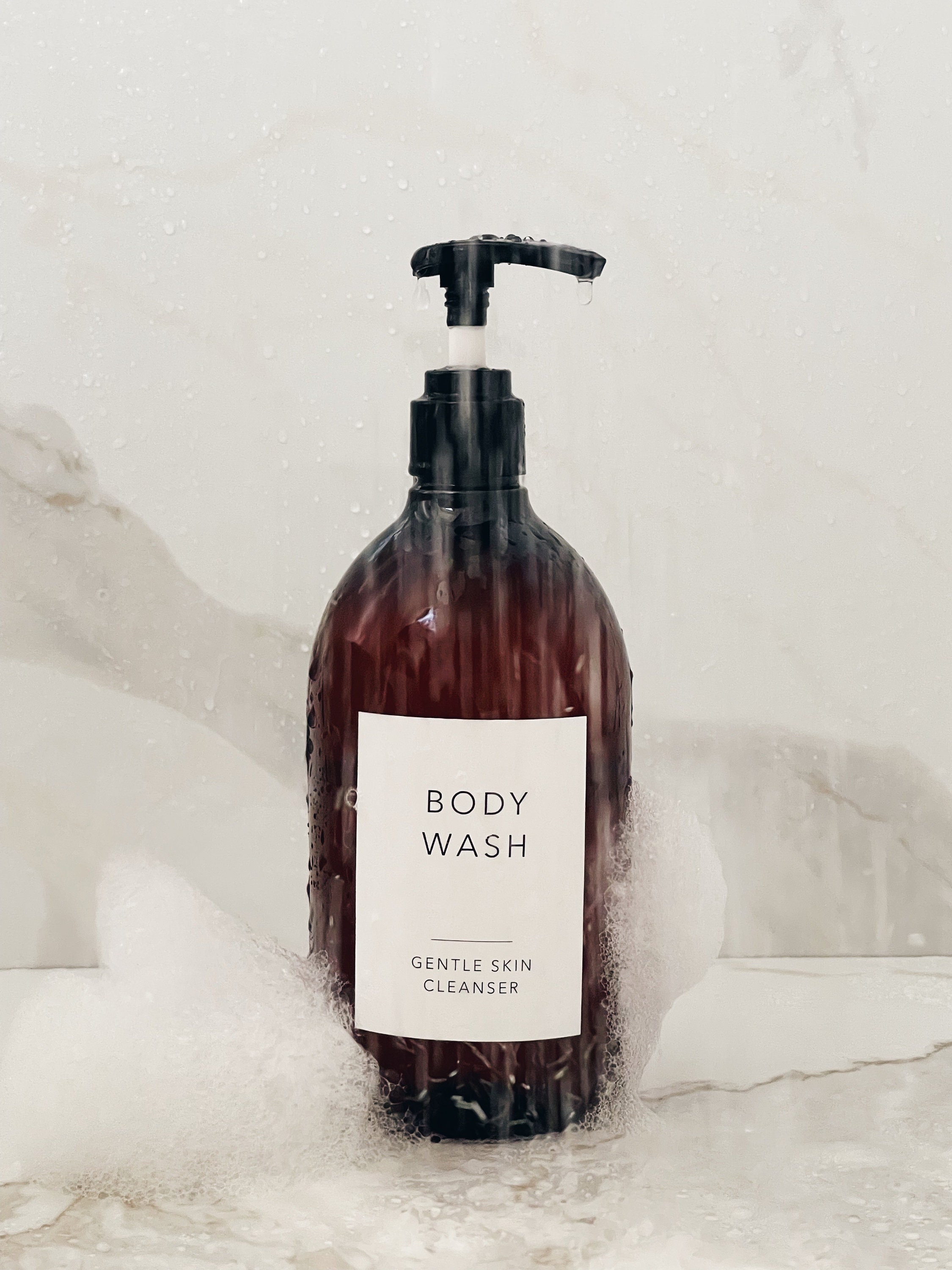 Simply Modern Body & Personal Care Labels Water and Oil | Etsy Canada