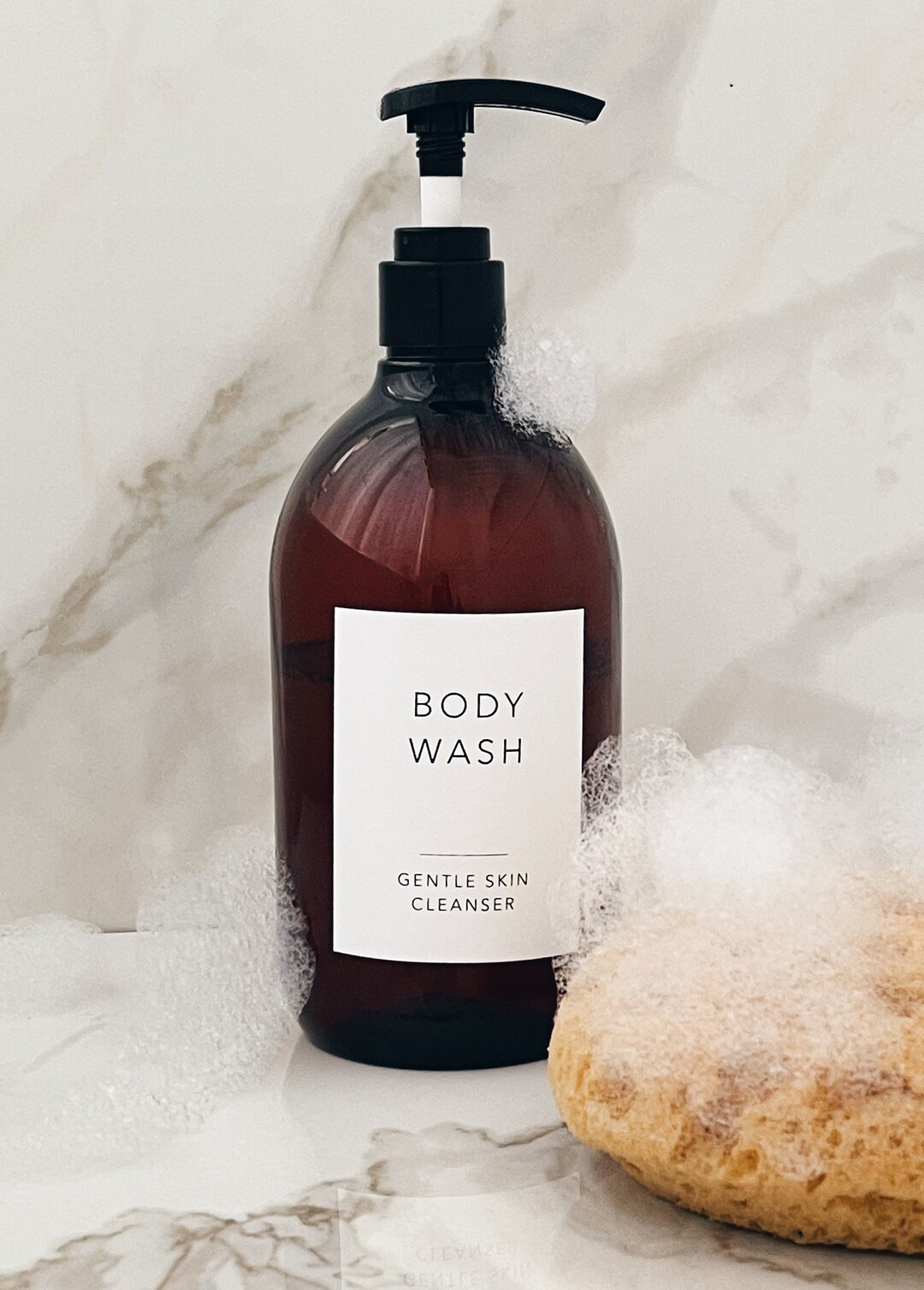 Simply Modern Body & Personal Care Labels Water and Oil - Etsy Canada