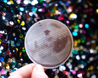 Stay Groovy Baby Disco Ball Sticker Die Cut Sticker Laptop, Phone, Notebook Sticker, Sticker ...