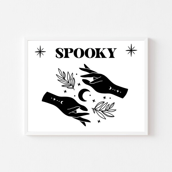 Spooky Print - Etsy