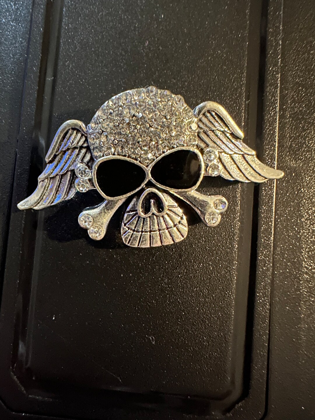 Winged Skull Snap for Base (base Sold Separately) - Etsy