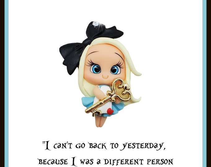 Alice Clay Doll Clays for Bows Clay Doll Clay Dolls Bow | Etsy