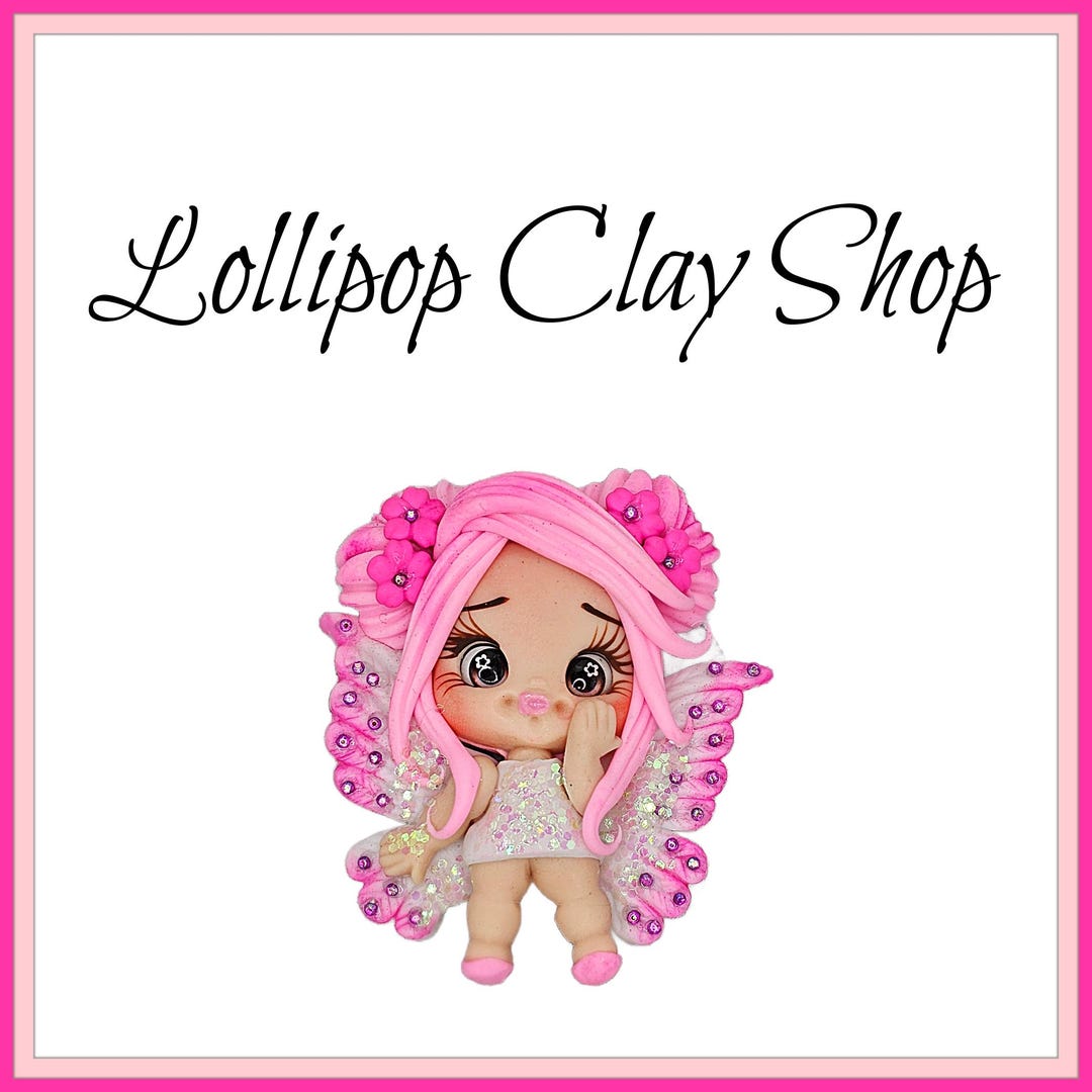 Fairy Princess Clay Doll - Clays for Bows- Clay Doll, Clay Dolls, Bow ...