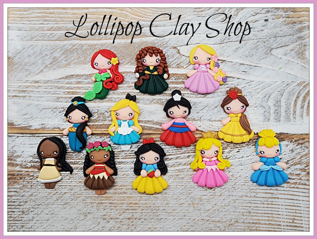 Princess Clays for Bows Clay Bow Center Clay Doll Clay - Etsy