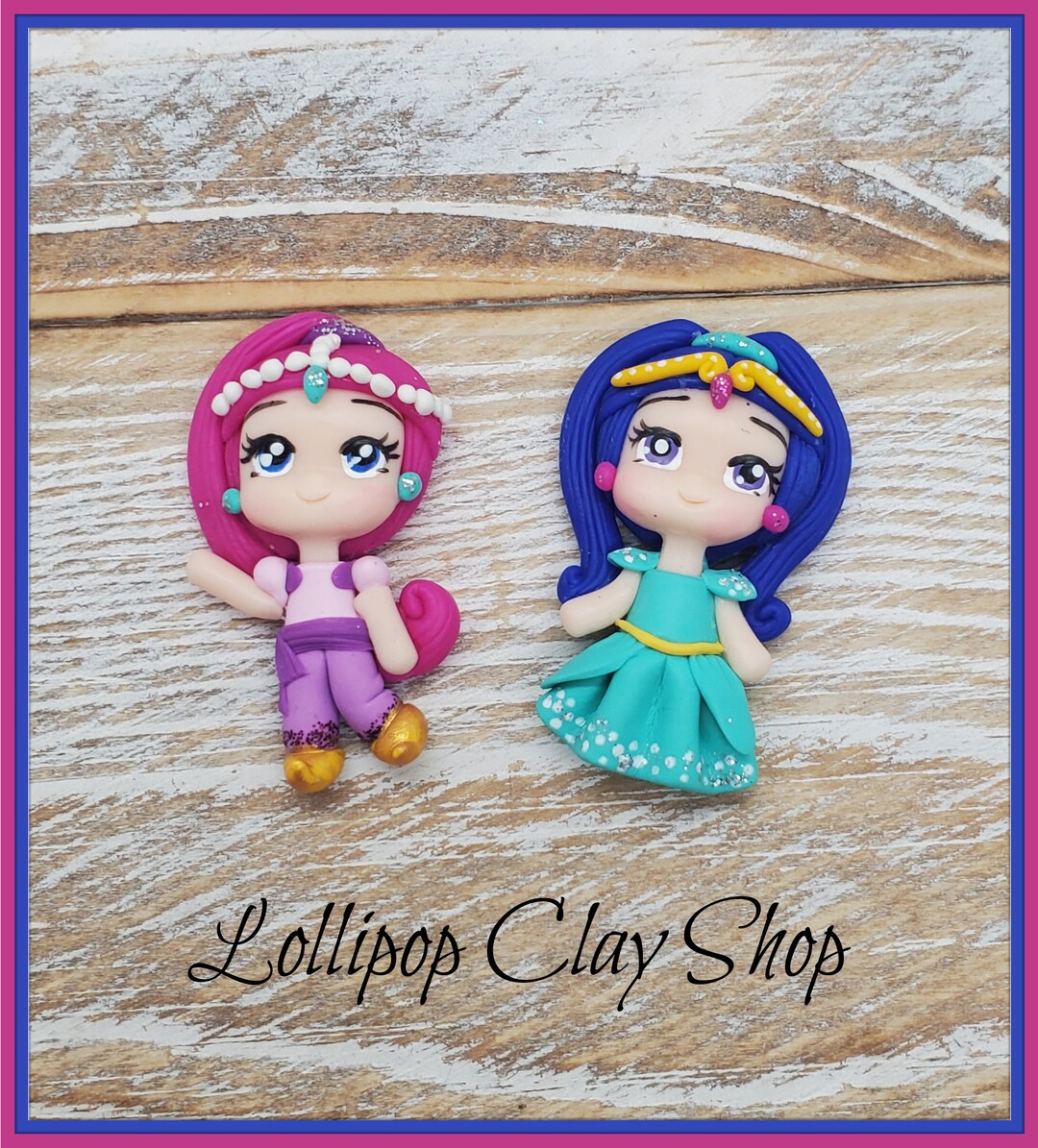 Genie Clay Dolls- Clays for Bows- Clay Bow Center Clay Doll, Clay Dolls ...
