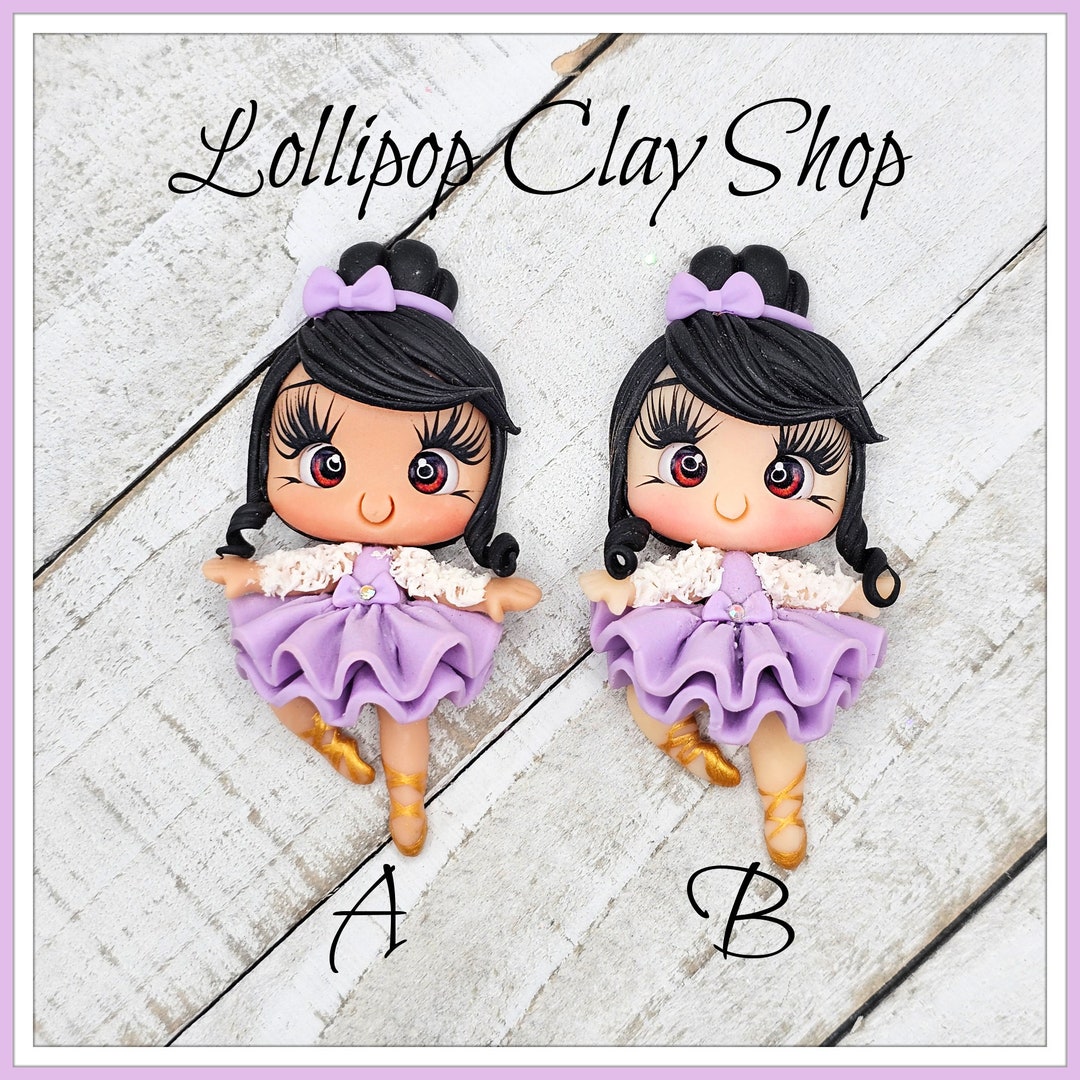 Ballet Dancer Clay - Clays for Bows- Clay Doll, Clay Dolls, Bow ...