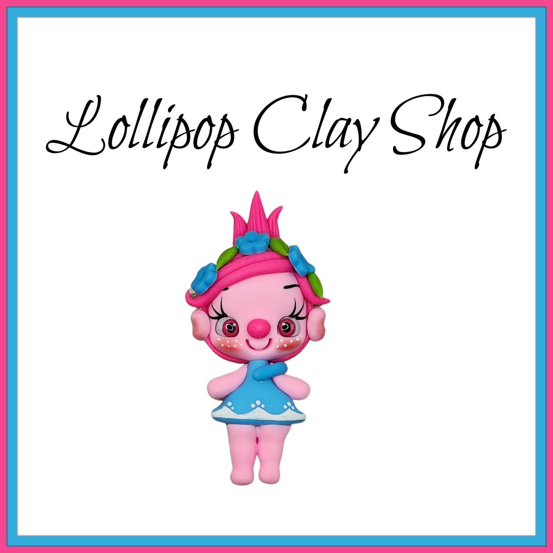 Pink Troll Clay Doll - Clays for Bows- Clay Doll, Clay Dolls, Bow ...