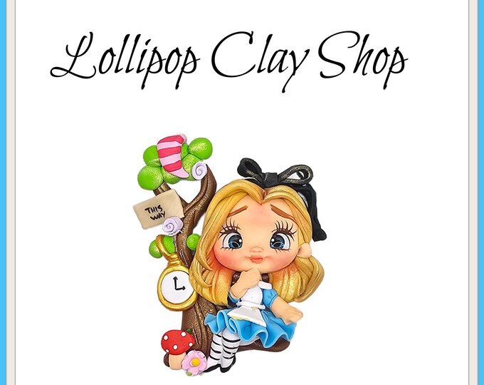 Alice & Friends Set Clay Dolls- Clays for Bows- Clay Doll, Clay Dolls ...