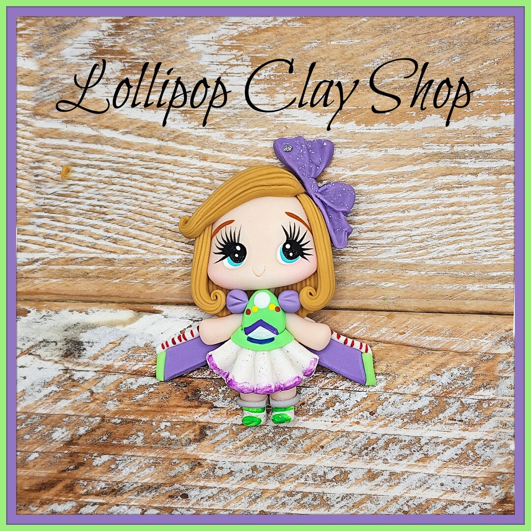 Astronaut Inspired Clay Clays for Bows Clay Doll, Clay Dolls, Bow ...