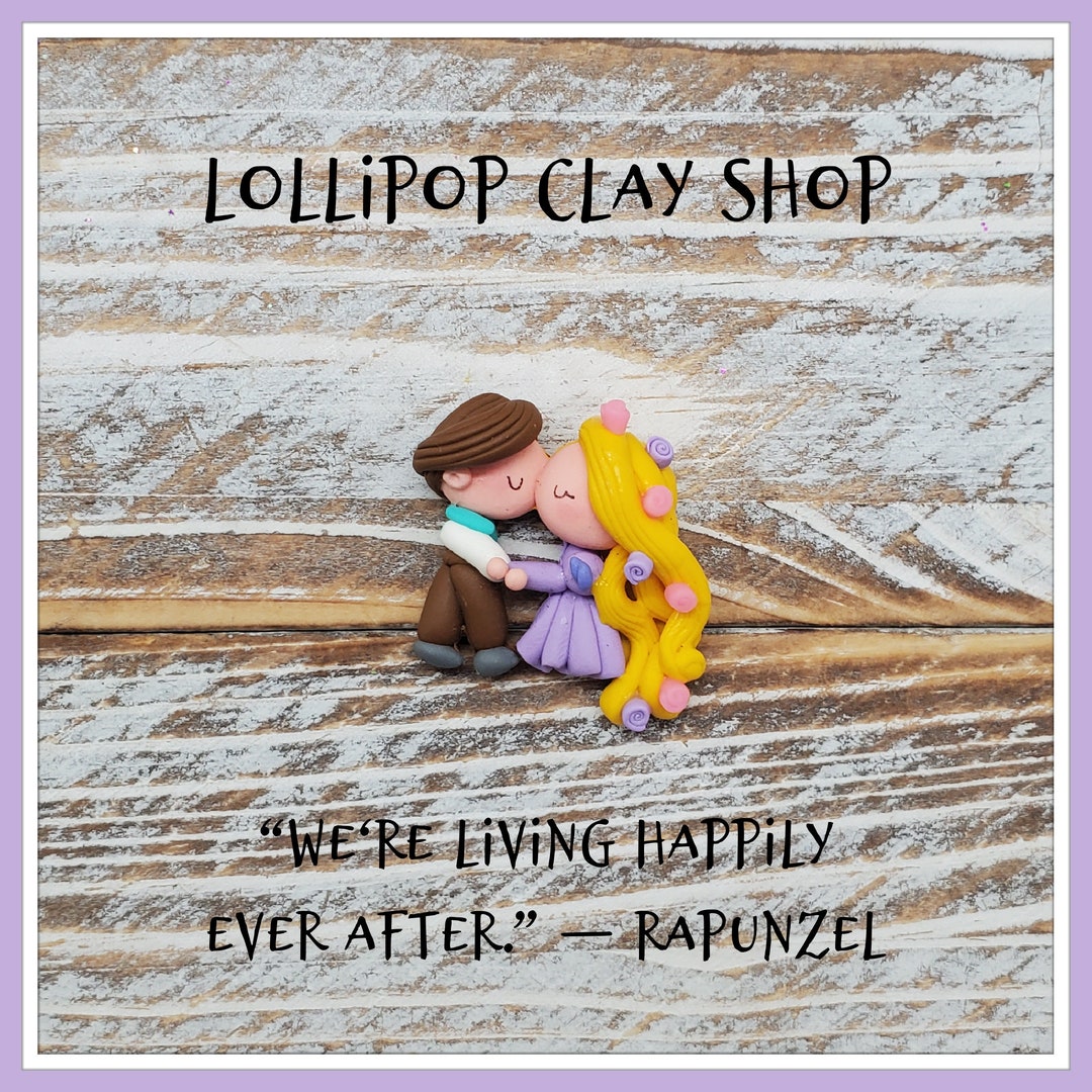 Rapunzel Inspired Clay - Clays for Bows- Clay Bow Center Clay Doll ...