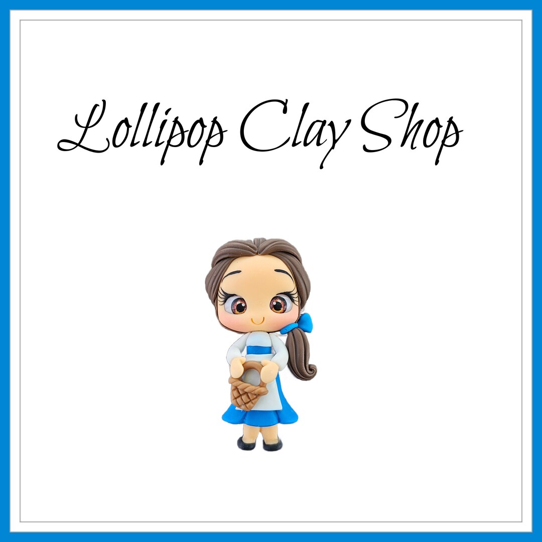 Princess Clays for Bows Clay Bow Center Clay Doll, Clay Dolls, Bow ...