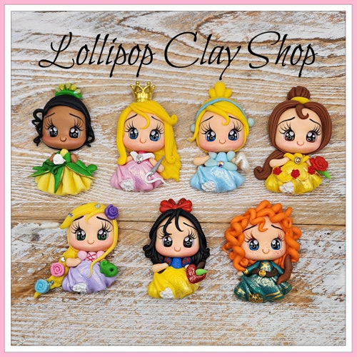 Princess Clays for Bows Clay Bow Center Clay Doll Clay - Etsy