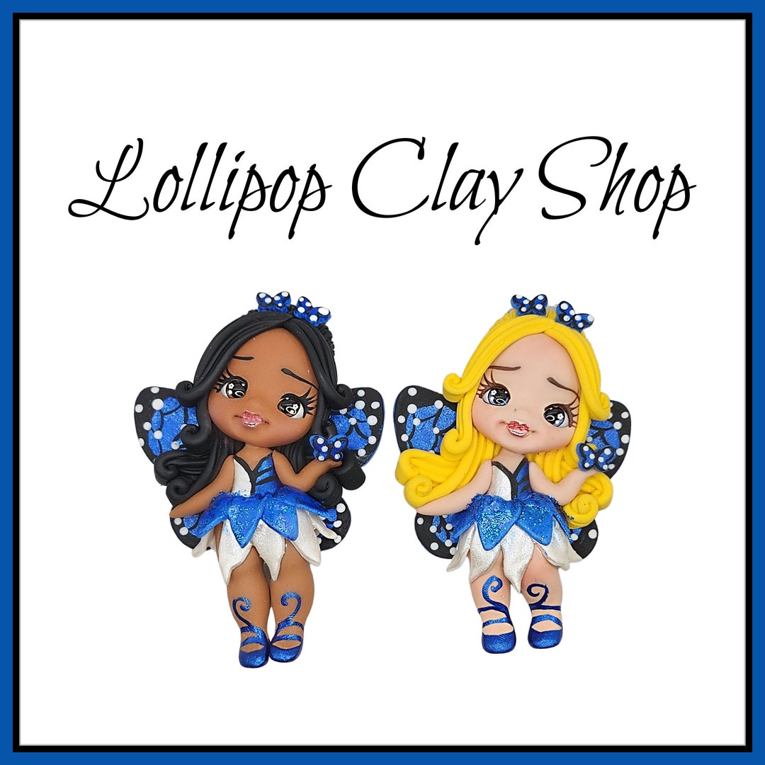Fairy Princess Clay Doll - Clays for Bows- Clay Doll, Clay Dolls, Bow ...