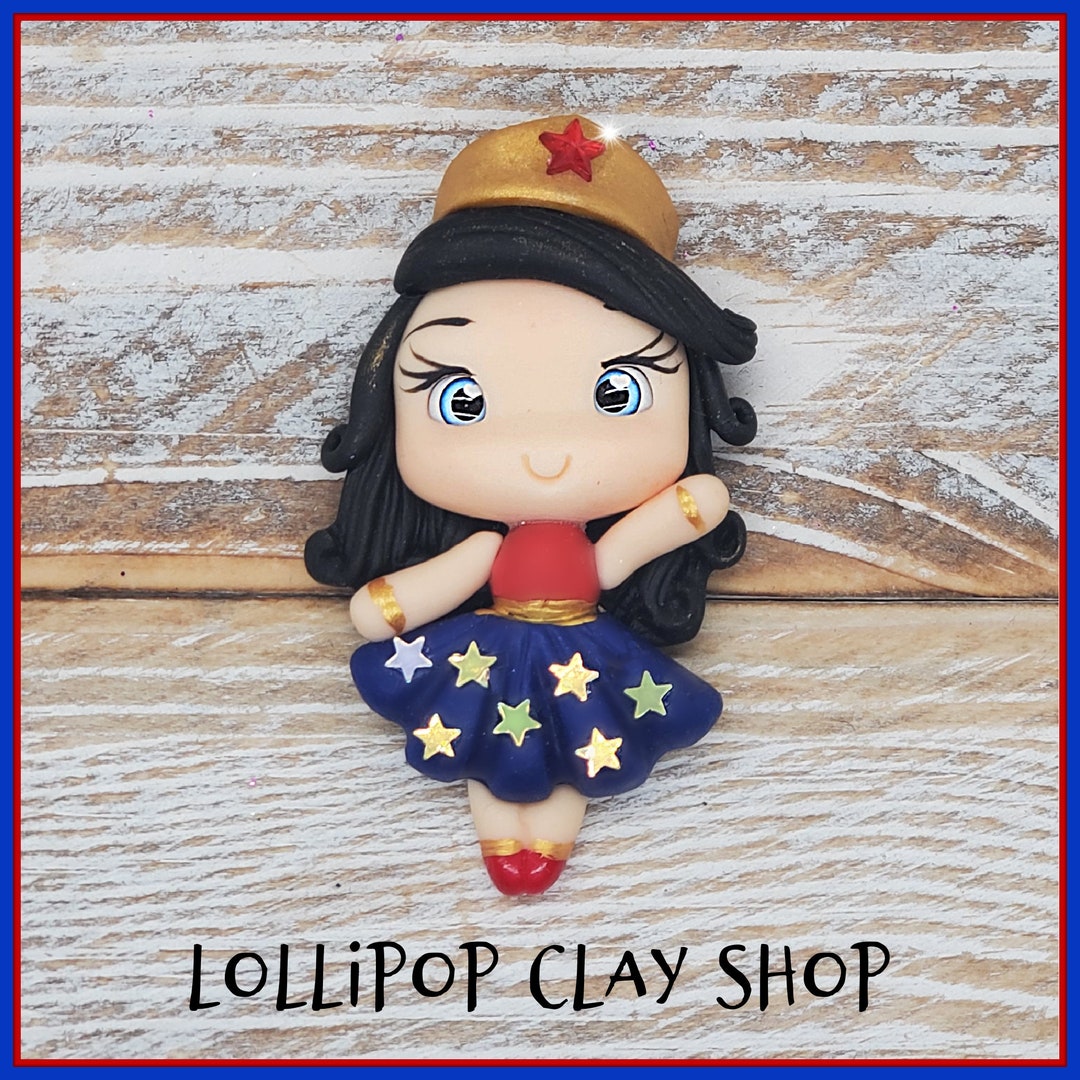 Super Hero Clay Clays for Bows Clay Doll, Clay Dolls, Bow Centerpieces ...