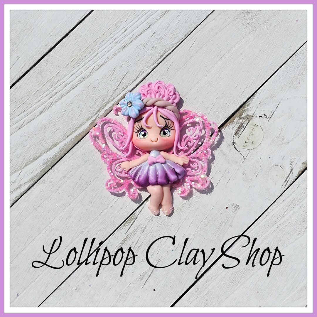 Fairy Princess Clay Doll Clays for Bows Clay Doll, Clay Dolls, Bow ...