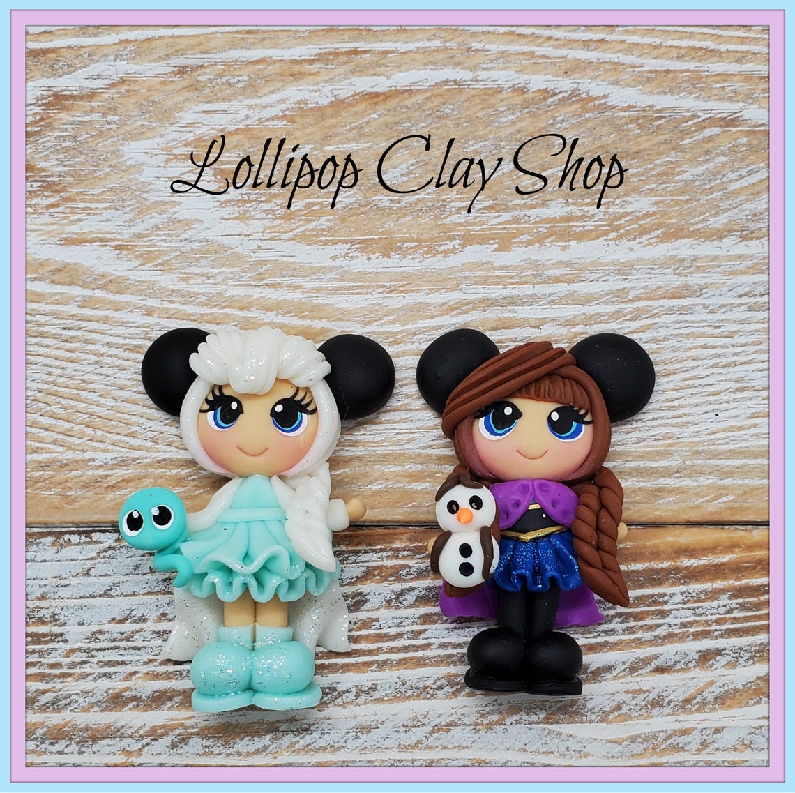 Princess Inspired Clays for Bows Clay Bow Center Clay Doll - Etsy