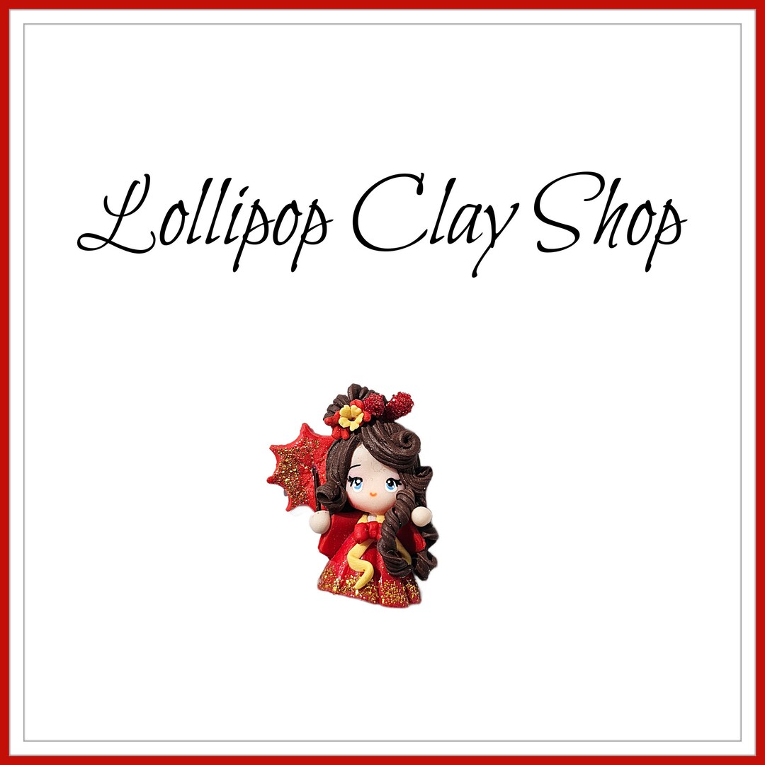 Princess Clays for Bows Clay Bow Center Clay Doll, Clay Dolls, Bow ...