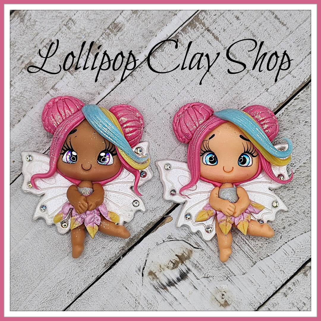 Fairy Princess Clay Doll Clays for Bows Clay Doll, Clay Dolls, Bow ...