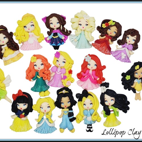 Princess Clays for Bows Clay Bow Center Clay Doll Clay - Etsy