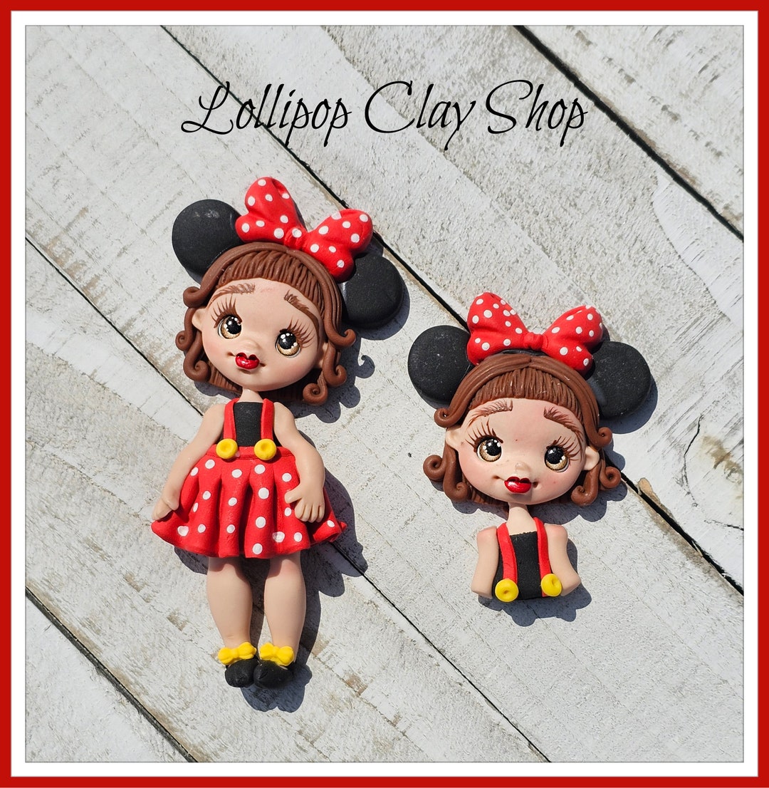 Vacation Girl Clay - Clays for Bows- Clay Doll, Clay Dolls, Bow ...