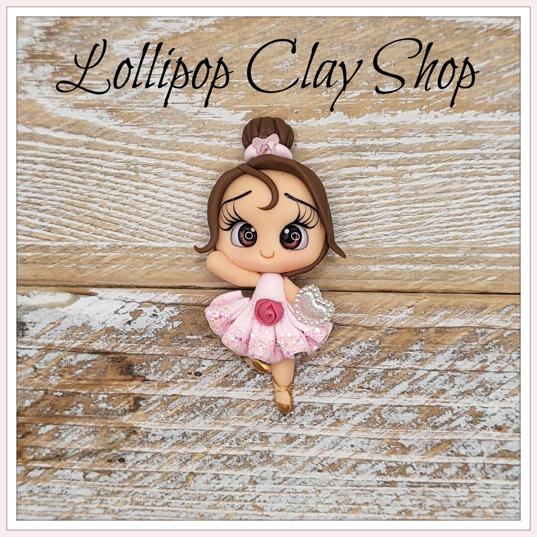 Ballet Dancer Clay - Clays for Bows- Clay Doll, Clay Dolls, Bow ...