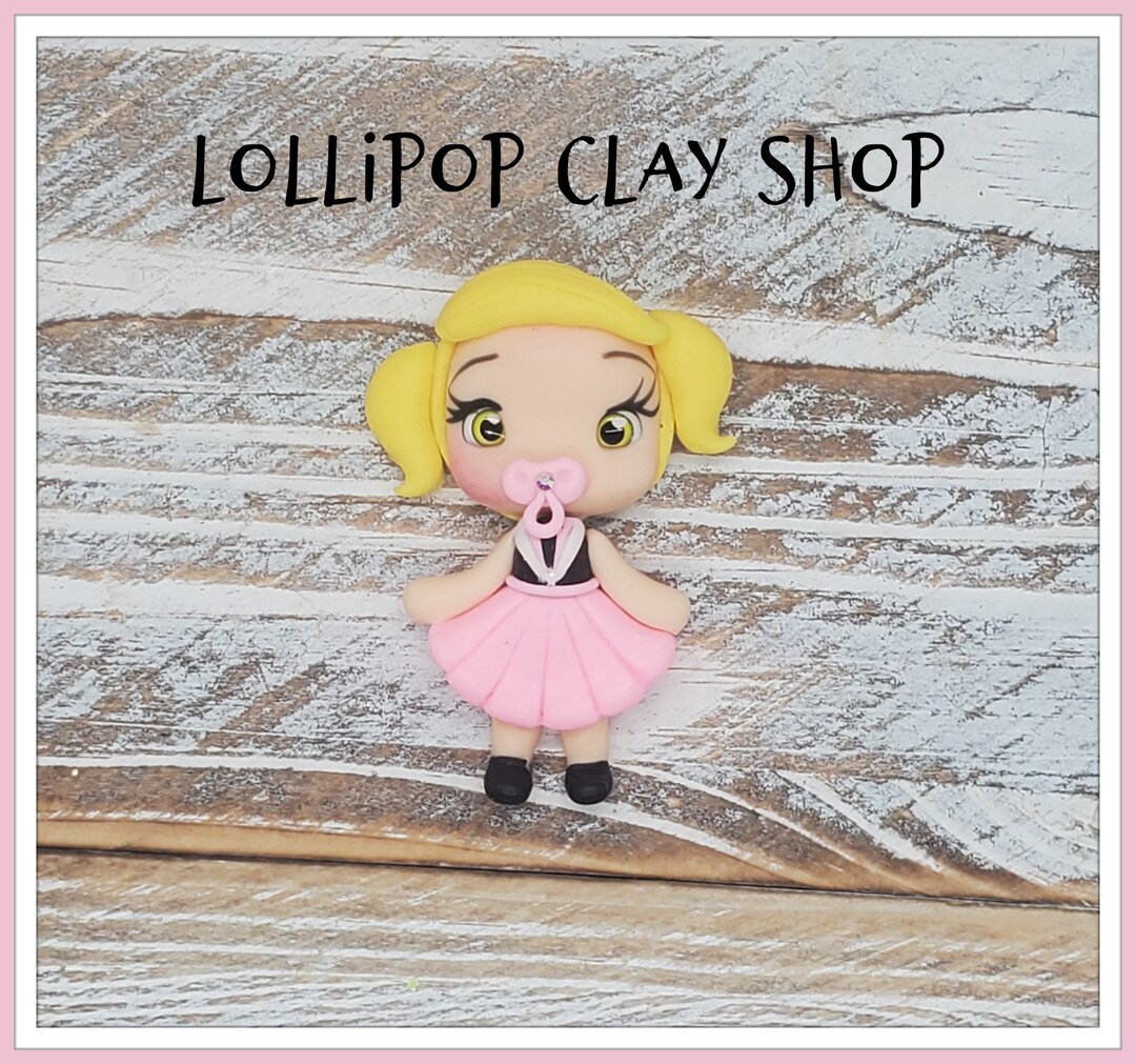 Boss Baby Clay - Clays for Bows- Clay Bow Center Clay Doll, Clay Dolls ...