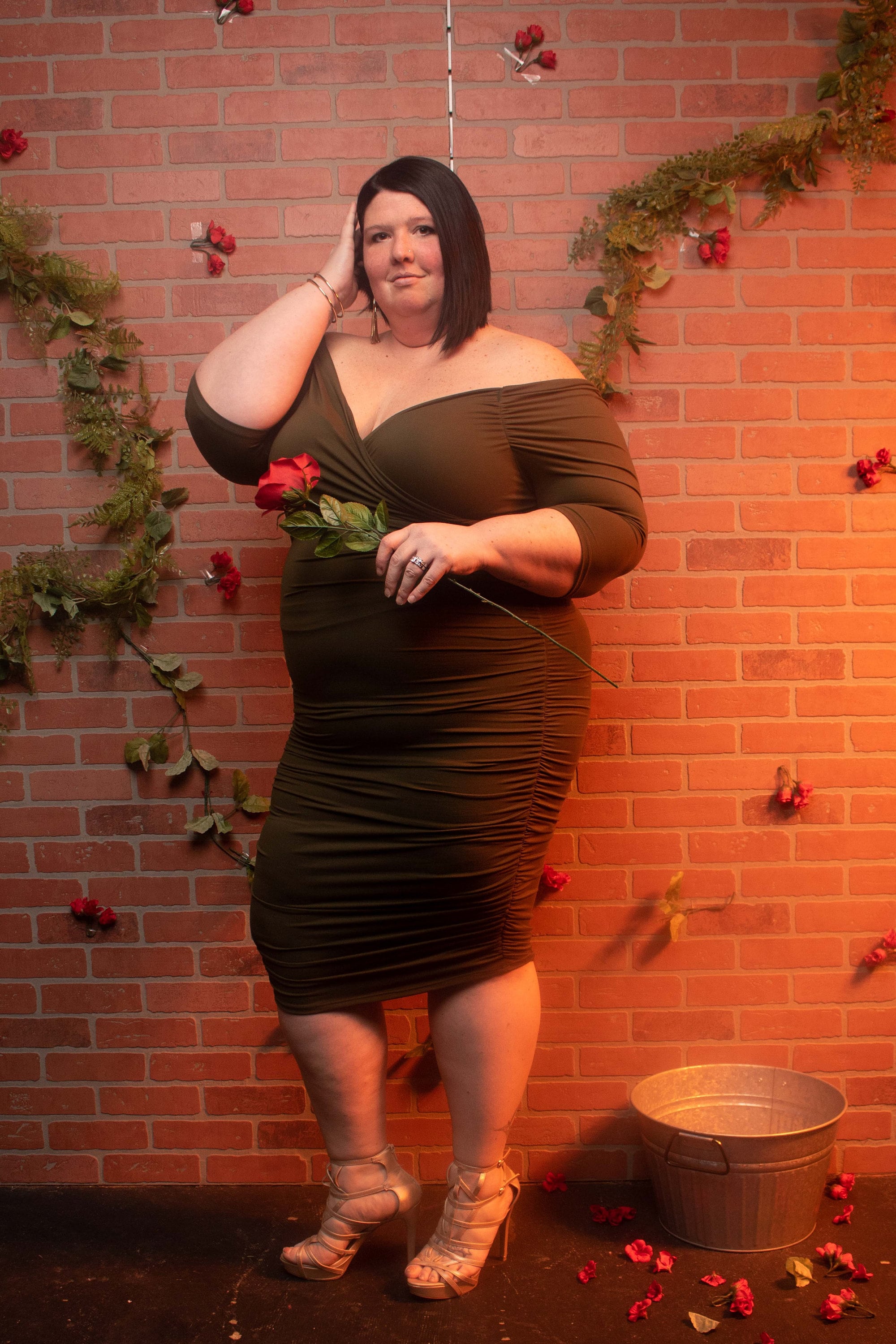 Rippled Midi Dress - Etsy