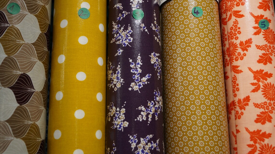 SUPER BEAUTIFUL NEW OILCLOTH Coated Cotton - Etsy