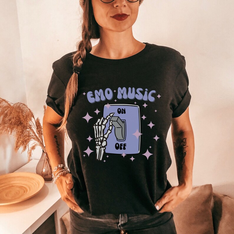 Camisa de música emo, camisa emo mayor, camiseta emo, regalo emo ...