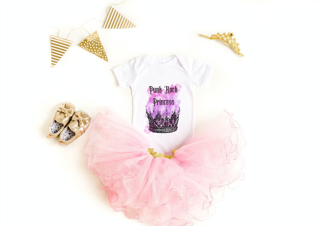 Punk Rock Princess Bodysuit, Emo Baby Clothes, Punk Baby Clothes, Alt ...