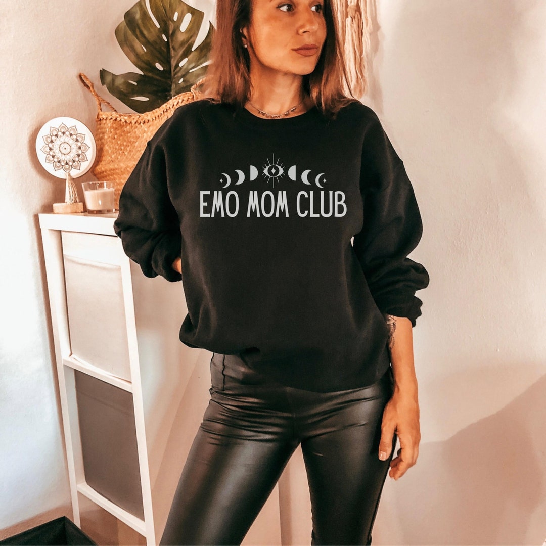 Emo Mom Club Crewneck, Emo Mom Club Sweatshirt, Emo Mom Shirt, Gift for Emo Mom, Emo Sweatshirt ...