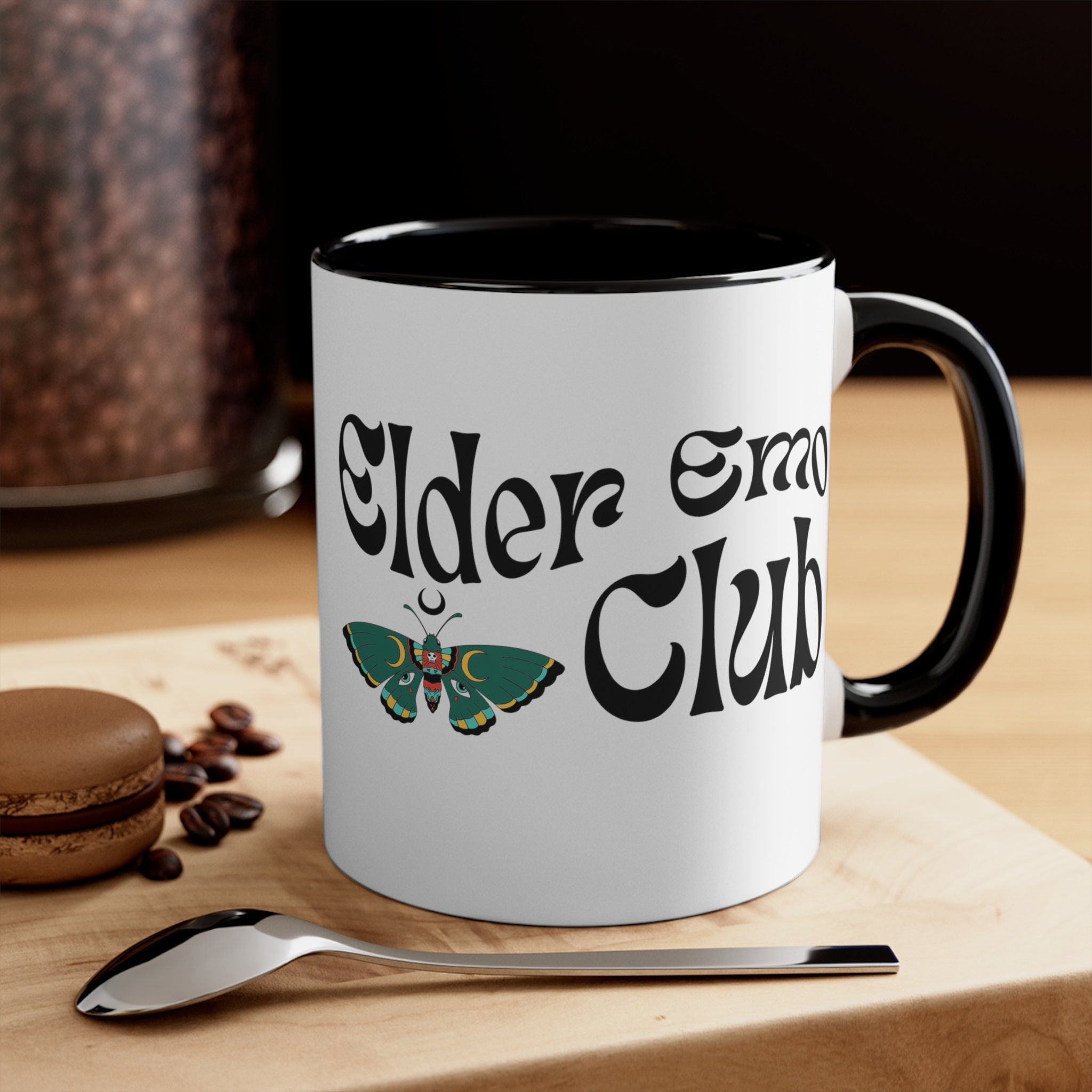 Elder Emo Club Mug, Elder Emo Club Cup, Gift for Emo, Emo Mug, Elder ...
